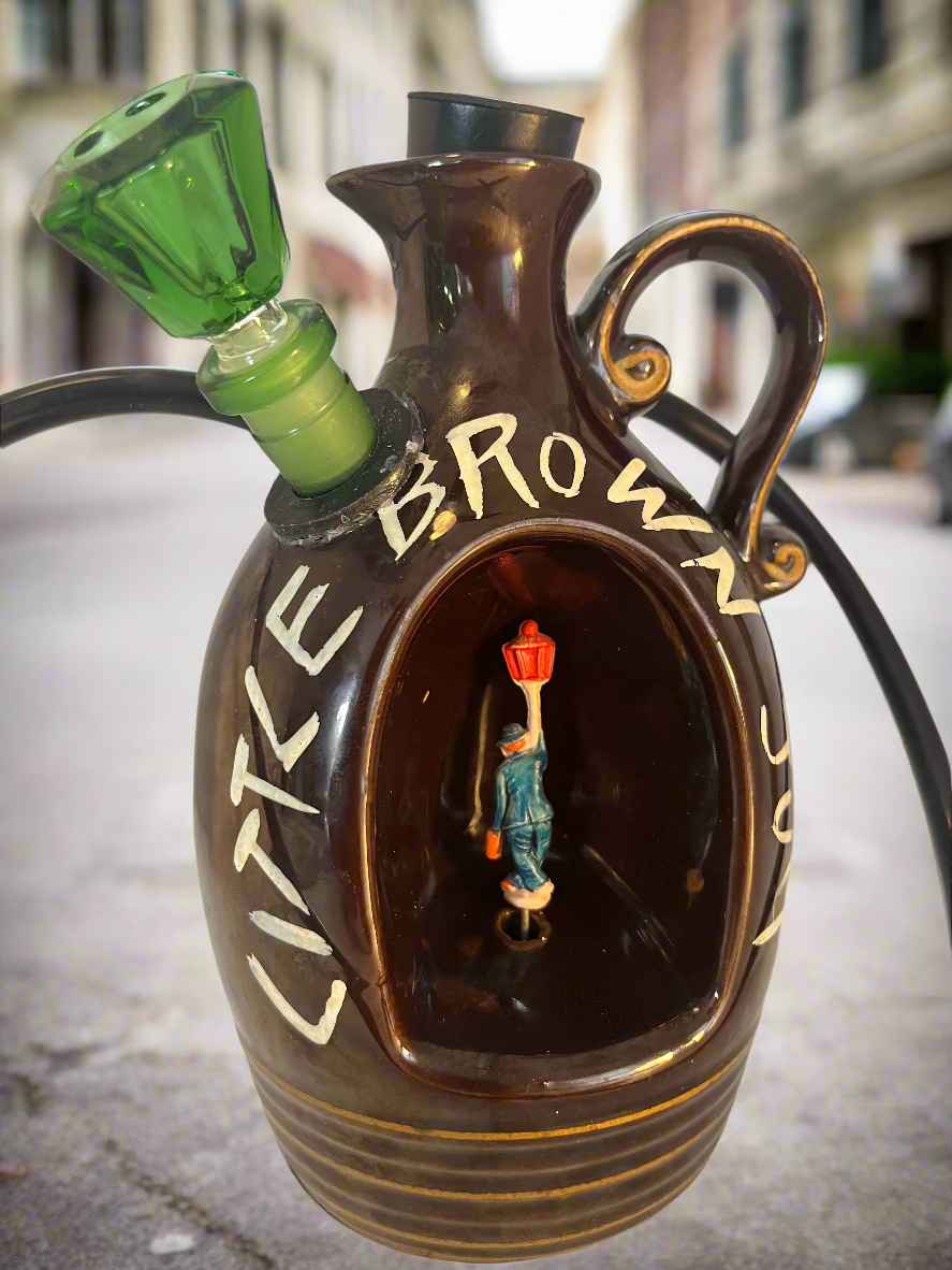 Vintage Lil Brown Jug Music Box Upcycled Bong for one or two – Malt ...