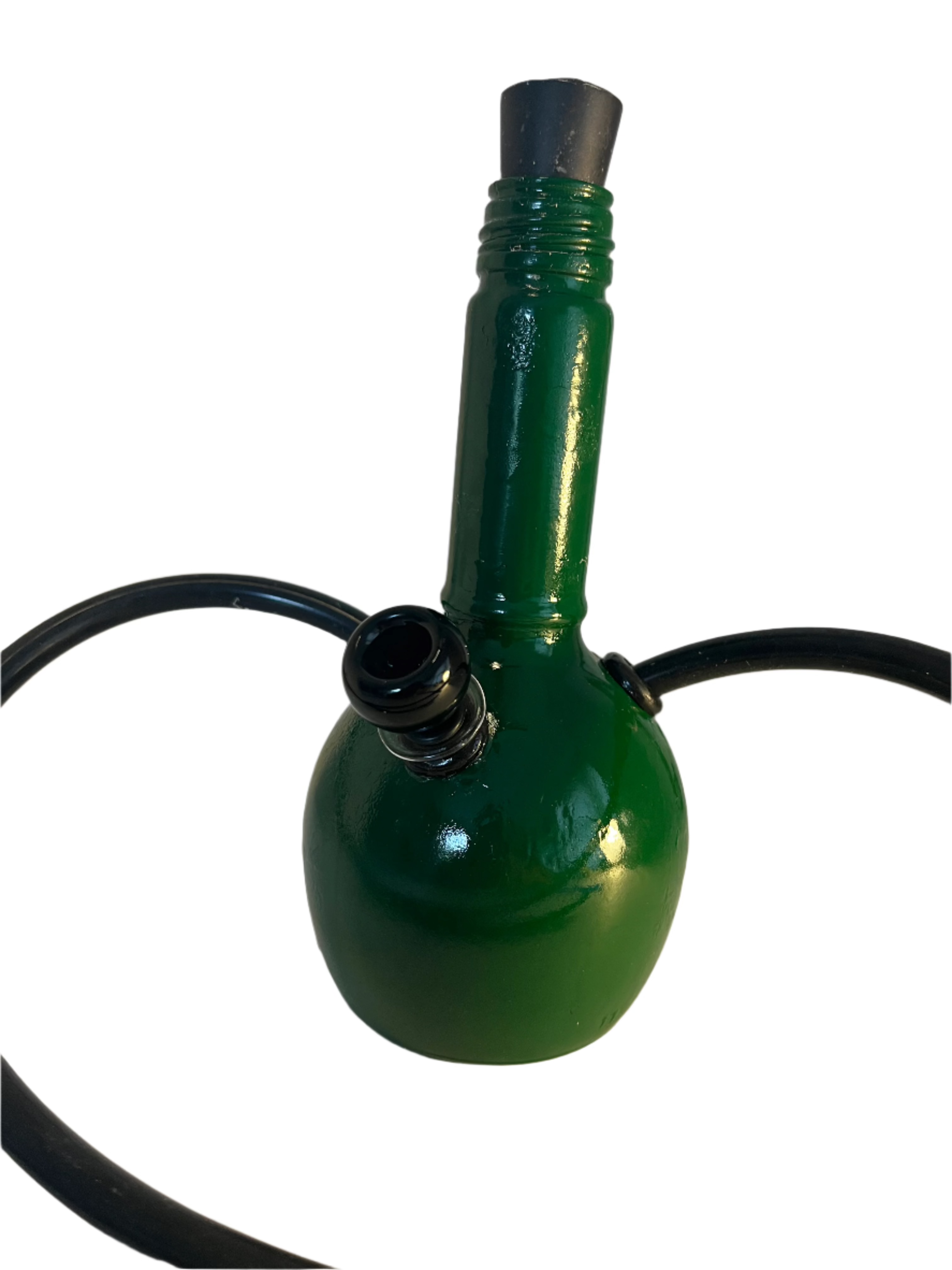 The Green Orb Bong for One or Two – Malt Shop Bongs