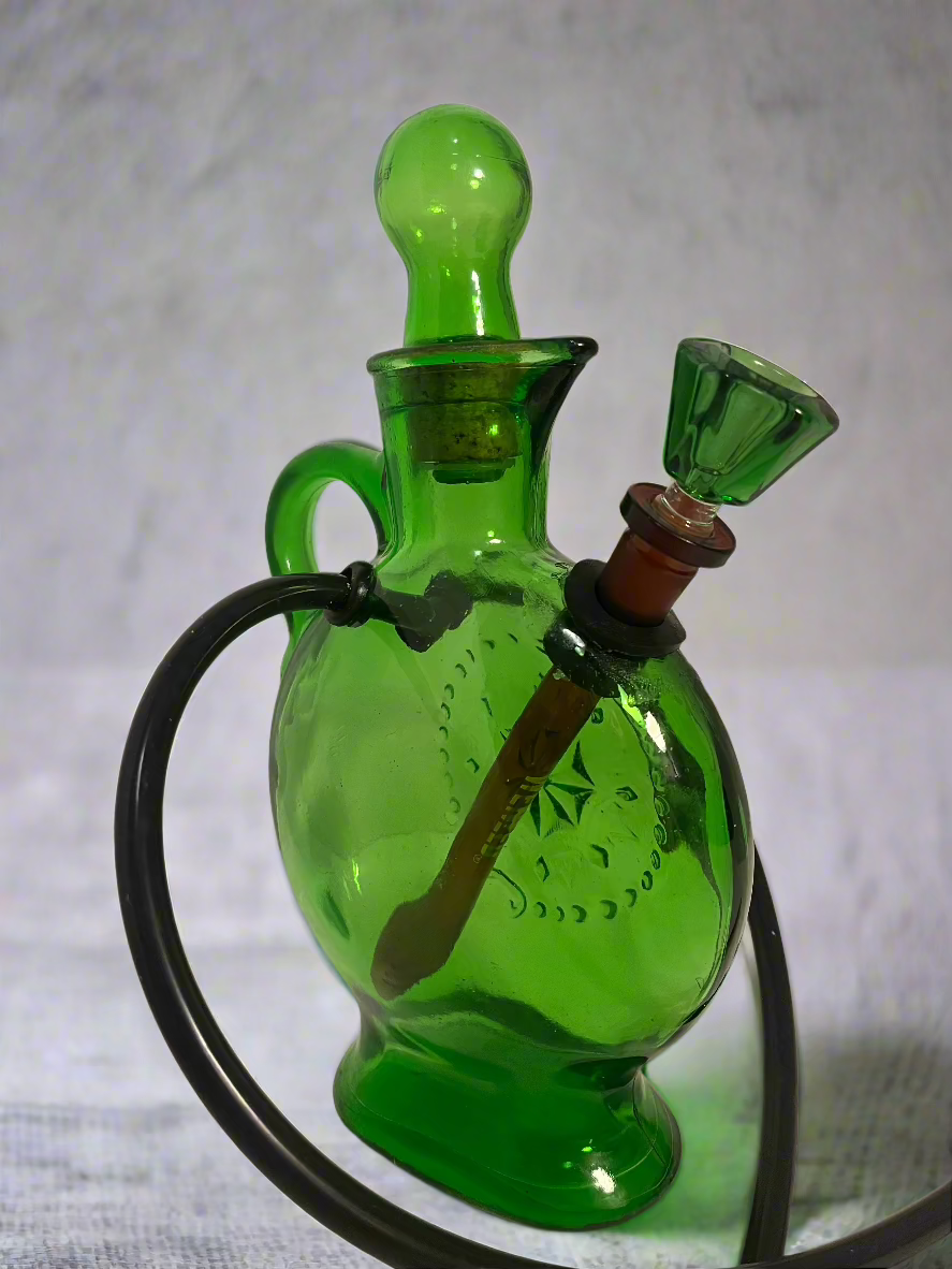 Unique Green Glass Bong for Two – Malt Shop Bongs