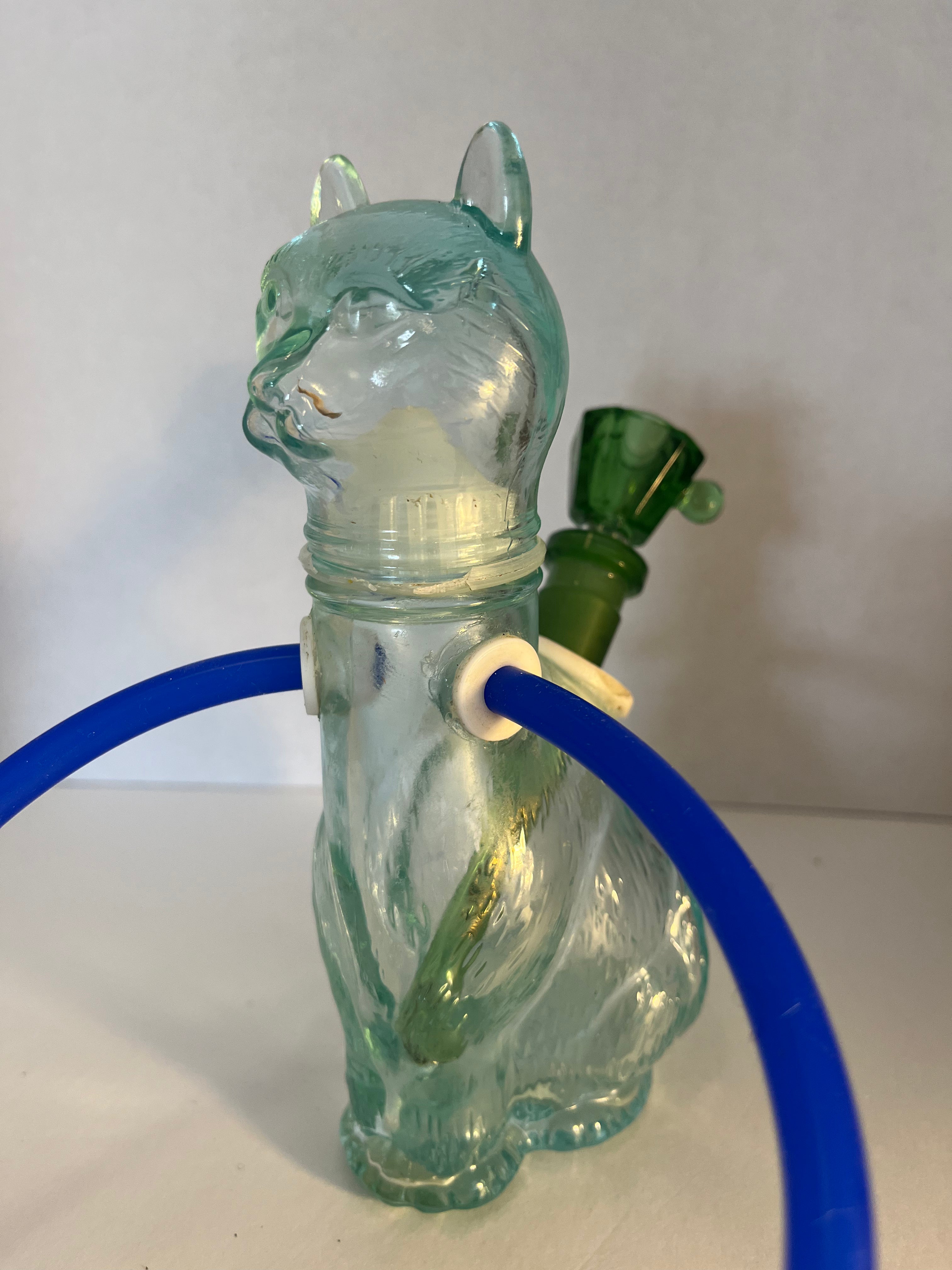 Kitty Cat Water Pipe for Two – Handcrafted Upcycled "Hookah Style ...