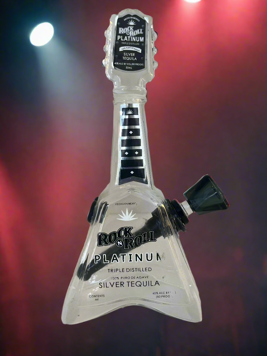 Rock Guitar Glass Bong for Two – Malt Shop Bongs